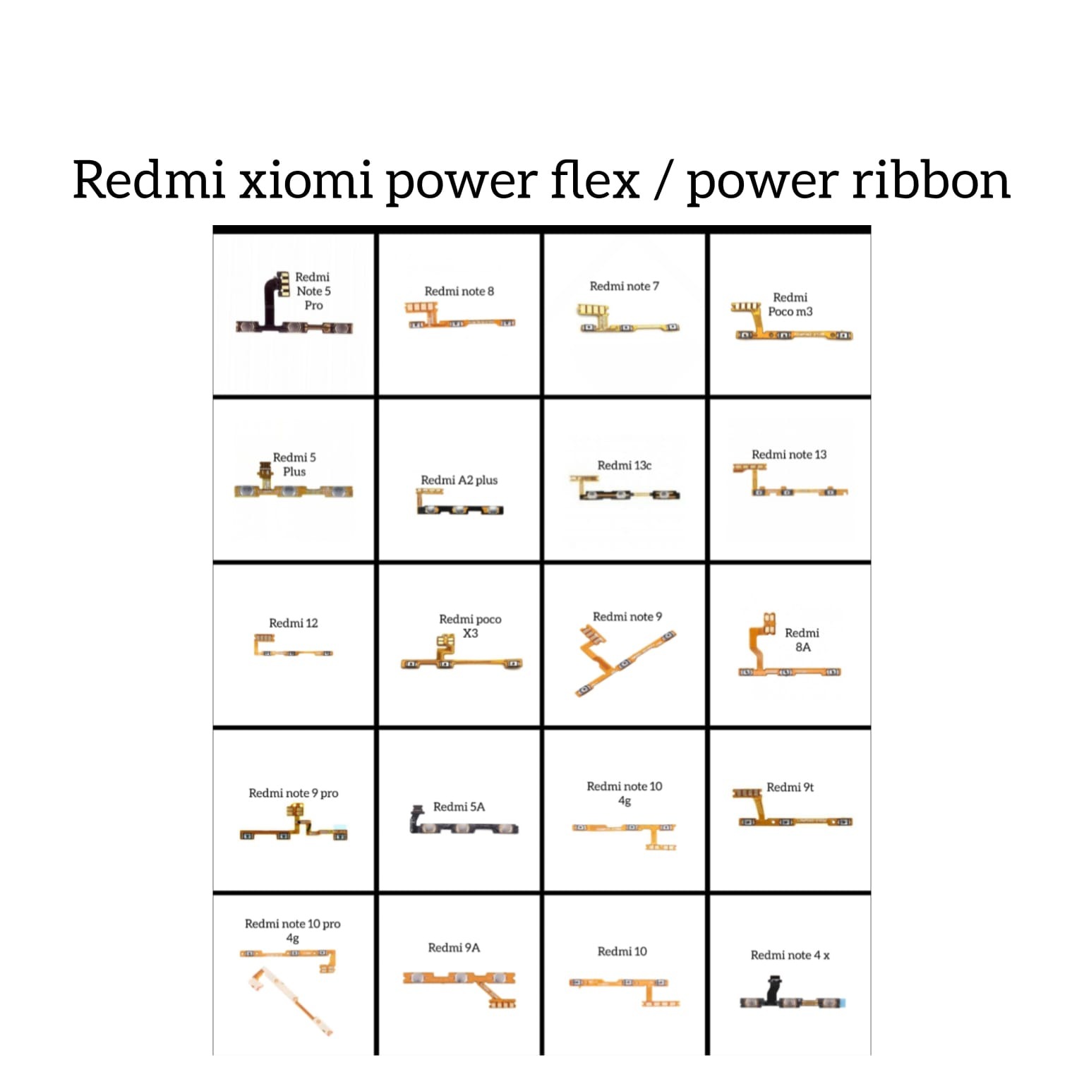 POWER RIBBON / POWER FLEX / Power Switch On Off Volume Button Connector ...