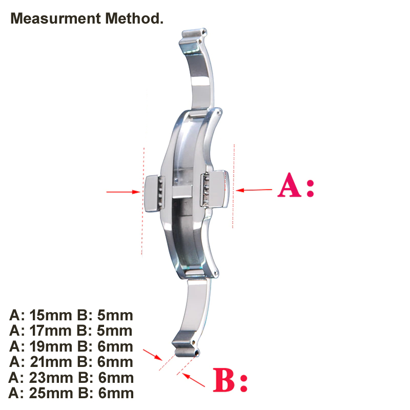 Replacement Tool Butterfly Lock Double Push Button Lock Folding Clasp ...