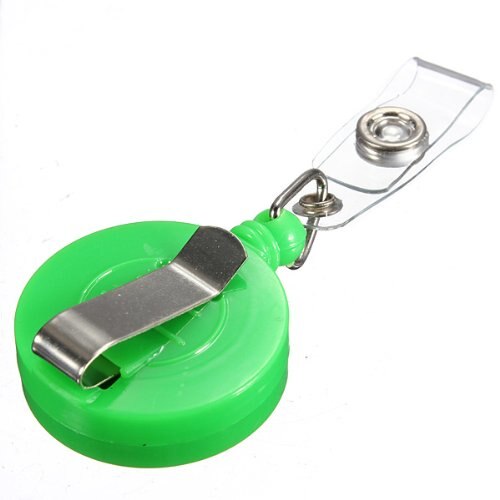 Round Shape Yo-Yo Retractable Key Ring for ID Card Holder Retractable ...