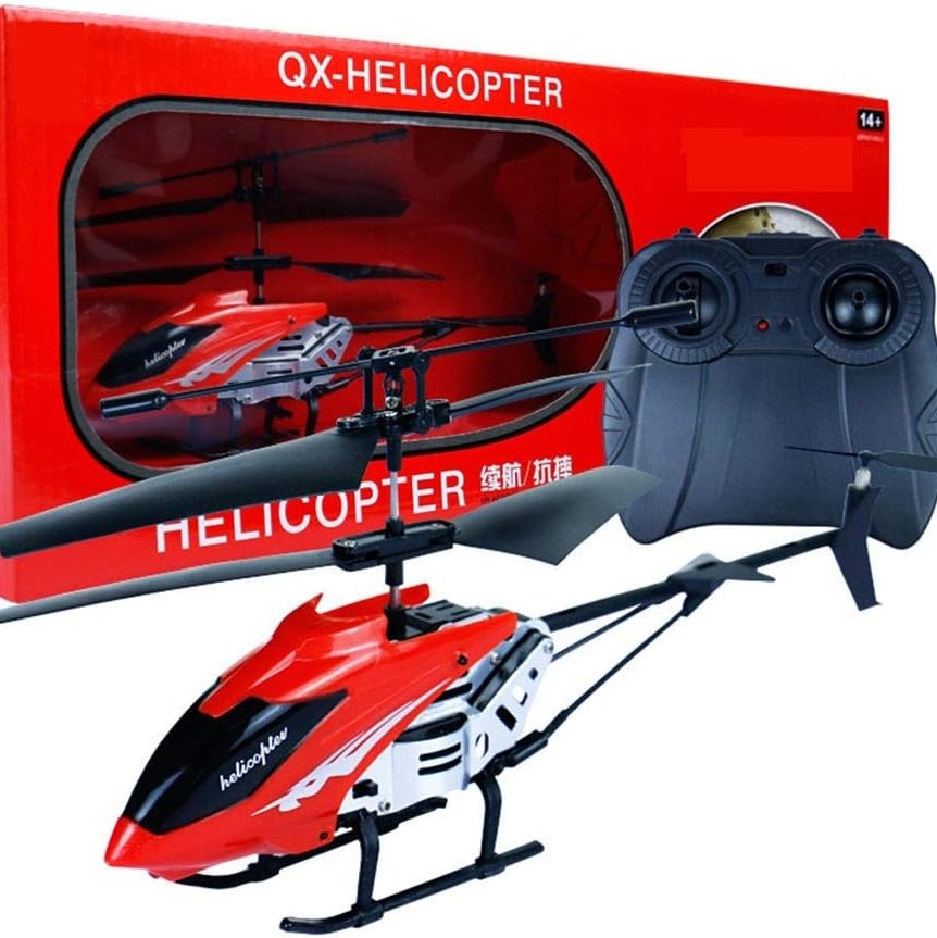 Beginner RC Helicopter 3.5 Channel Alloy Anti-Fall Remote Control ...