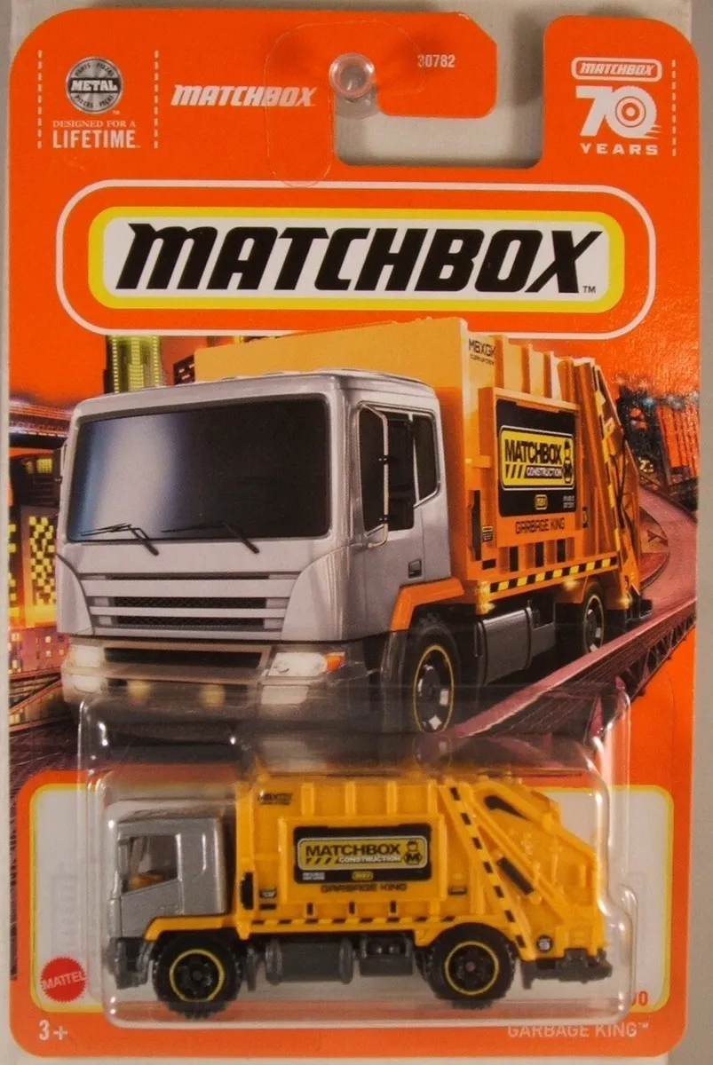 MATCHBOX Garbage King trash truck -1/64 scale diecast model | Daraz.pk