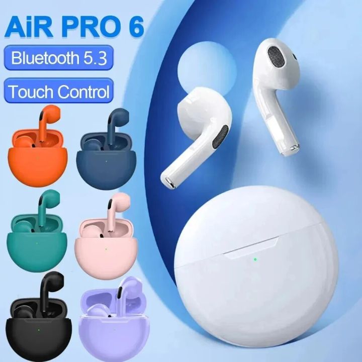 Upgrade Pro 4 New Air Pro 6 TWS Wireless Headphones Bluetooth Earphone ...