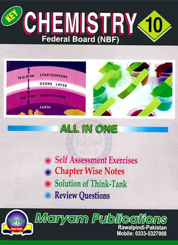 Key Book Chemistry Class 10th Federal Board (NBF) | Daraz.pk
