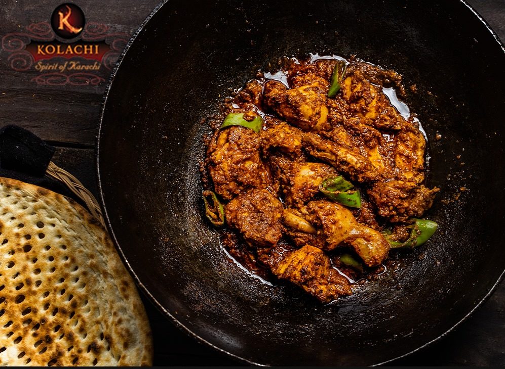 IRON MADE HOTEL STYLE KARHAI IN WHITE IRON COMPLATE SET (KARAHI, SPOON ...