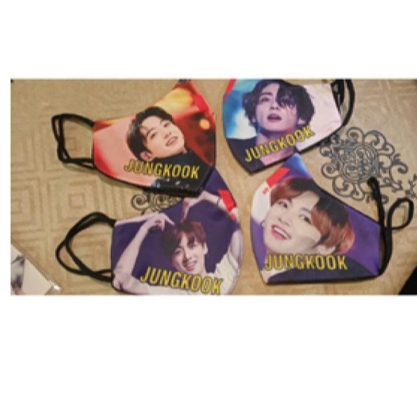 BTS logo name face Masks | Daraz.pk