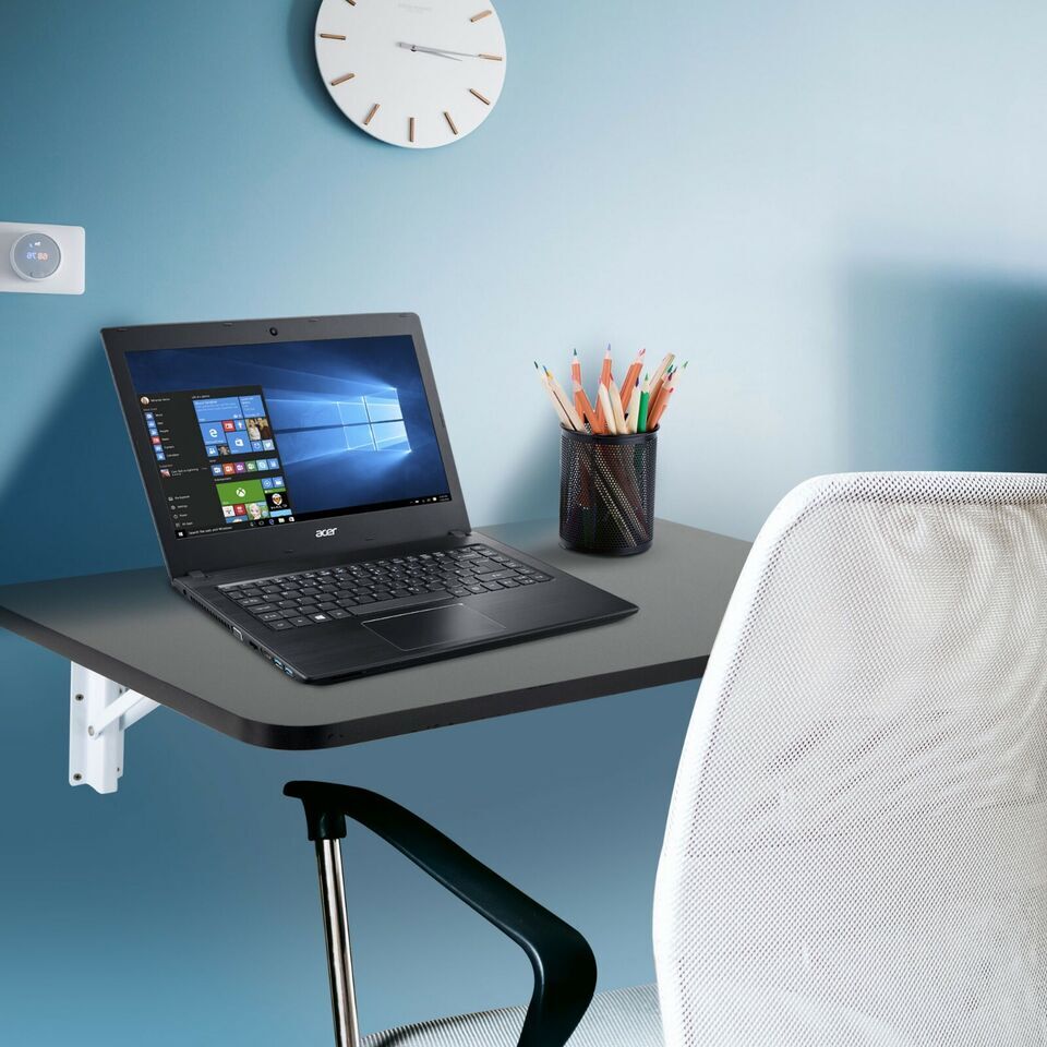 Folding Table Simple Space Saving Wall-Mounted Computer Desk Desktop ...
