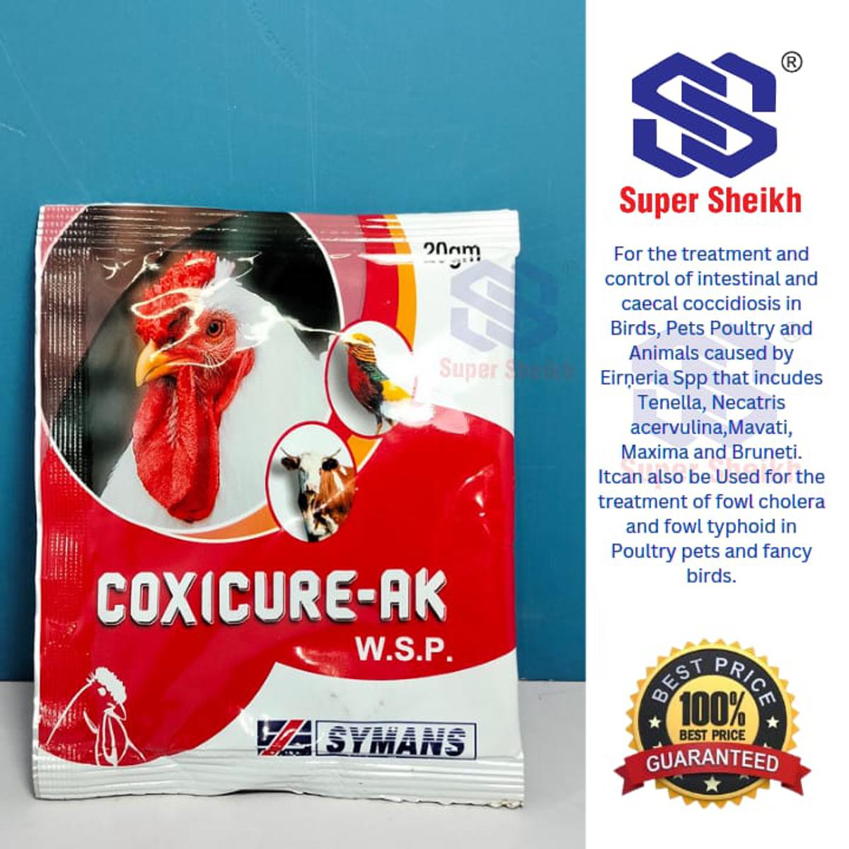 Coxicure – AK Water Soluble Powder 20 gm treatment & prevention of ...