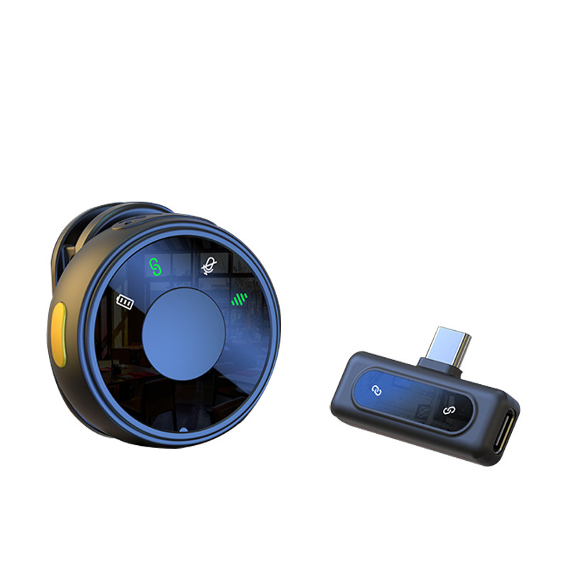 Magnetic collar clip J8 wireless microphone mobile speaker outdoor live ...