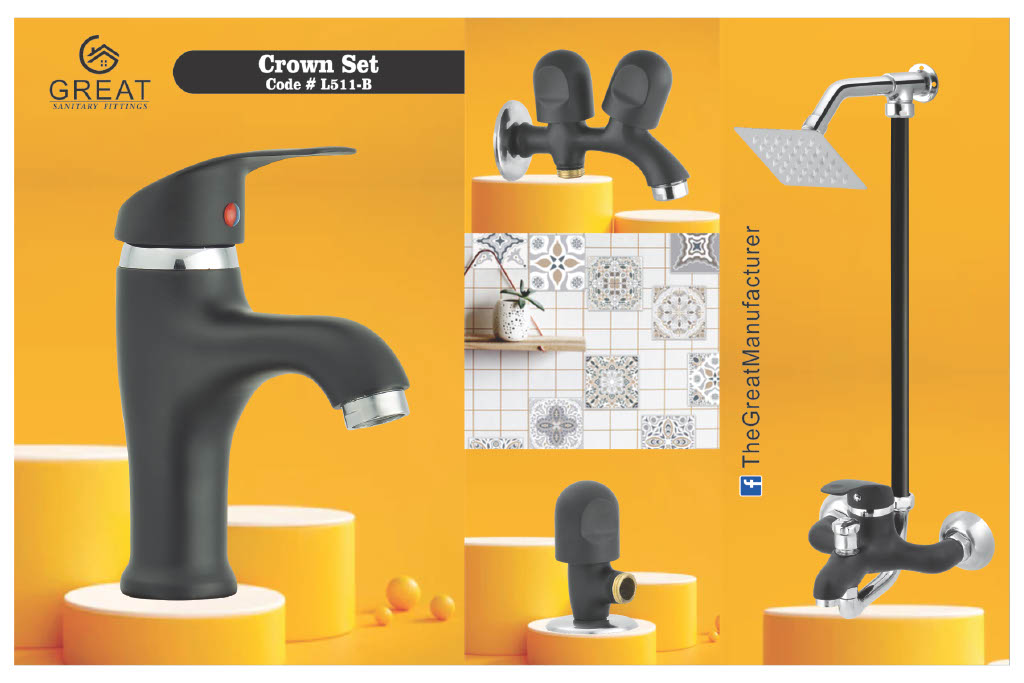 Crown Bathroom Shower Set | Daraz.pk