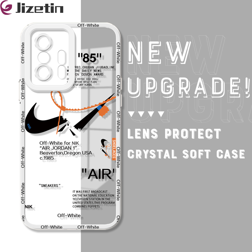 Jizetin for Xiaomi 11T / 11T Pro Back Cover Crystal Transparent Sport ...