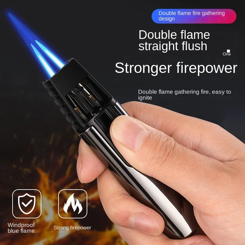 Outdoor camping kitchen barbecue ignition tool portable windproof cigar ...