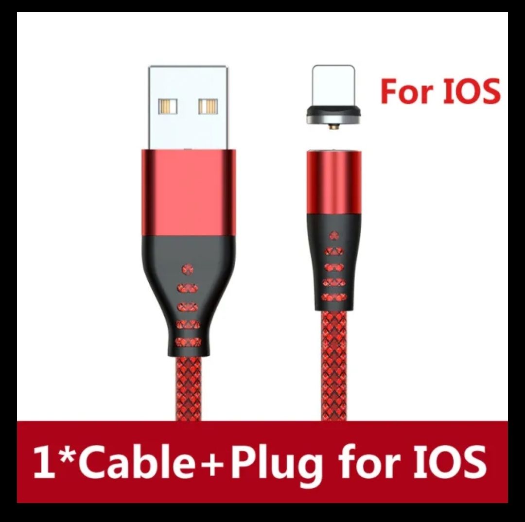 360 Degrees Blind Magnetic round Magnetic Streamer Charging Cable for ...