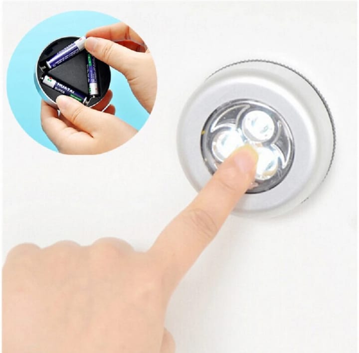 Tap Touch Light LED For Kitchen Cabinet Wardrobe Sensor Light Push ON ...