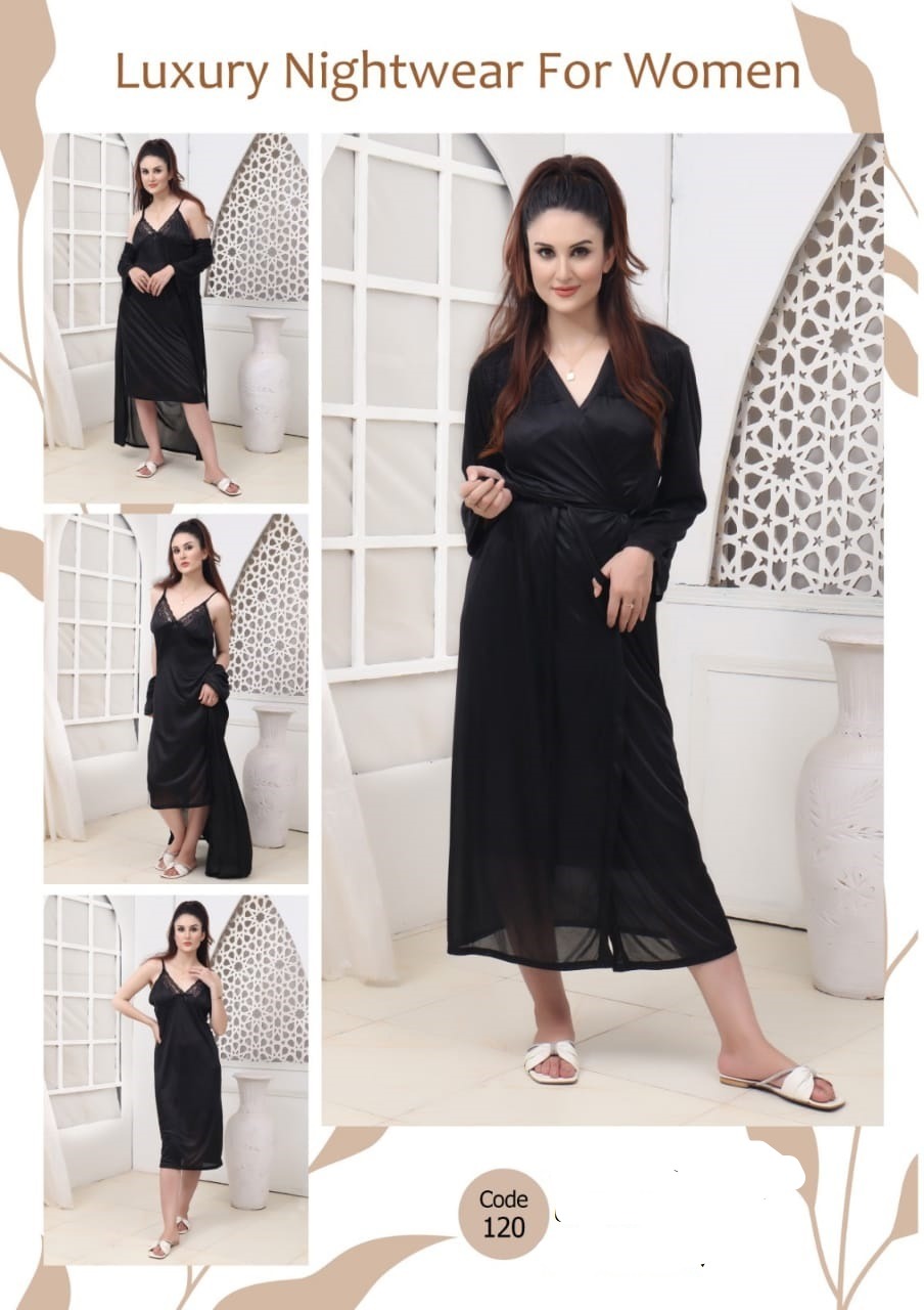 Sexy 2-Piece Nighty Set for Women – Gown & Inner, Bridal Nightwear ...