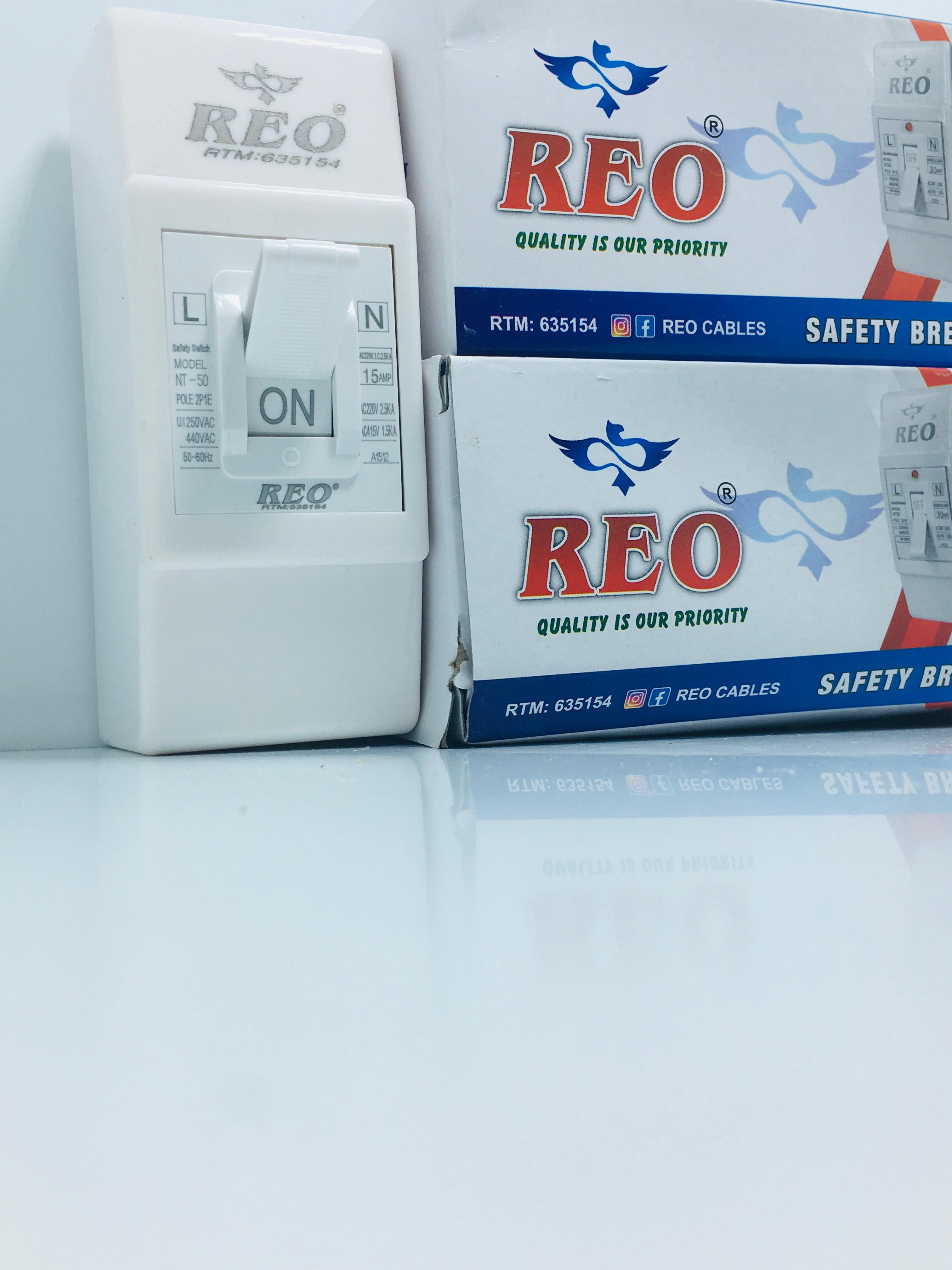 REO SAFETY BREAKER 10 Amp 15Amp to 20 Amp High Quality Safety Breake ...