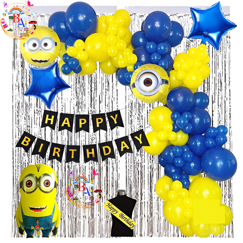 Minion Theme Combo Pack (Set Of 52 Pcs) | Daraz.pk