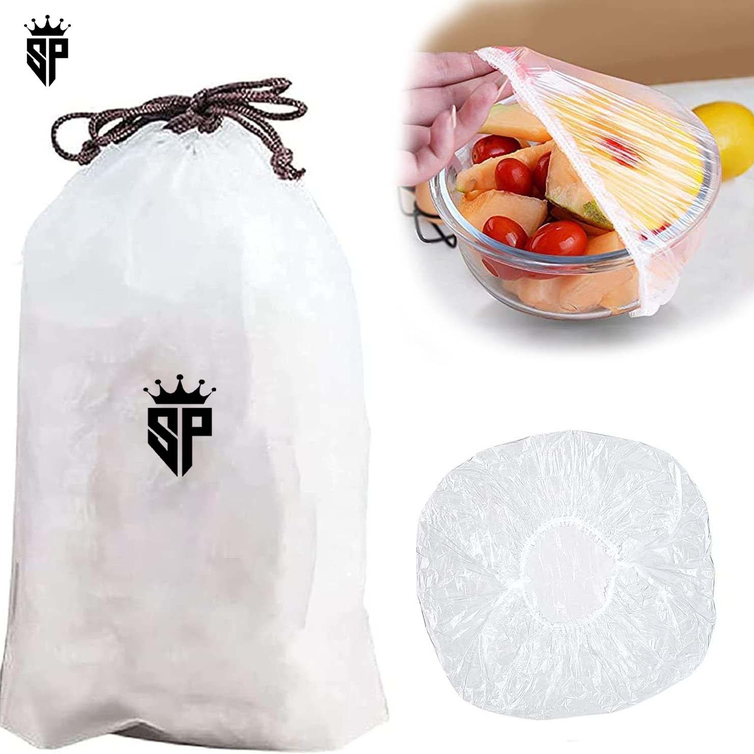 SP Dealz Fresh Keeping Bags Plastic Sealing Bags Food Cover Elastic ...