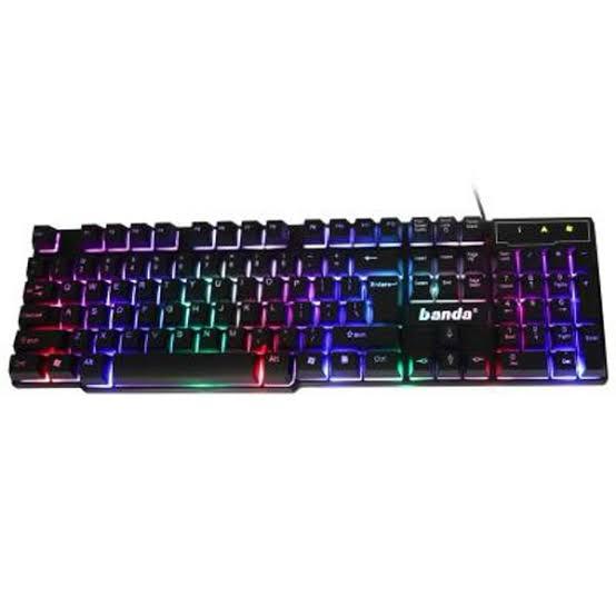 Banda V3 semi mechanical RGB keyboard USB wired keyboard for pc ...