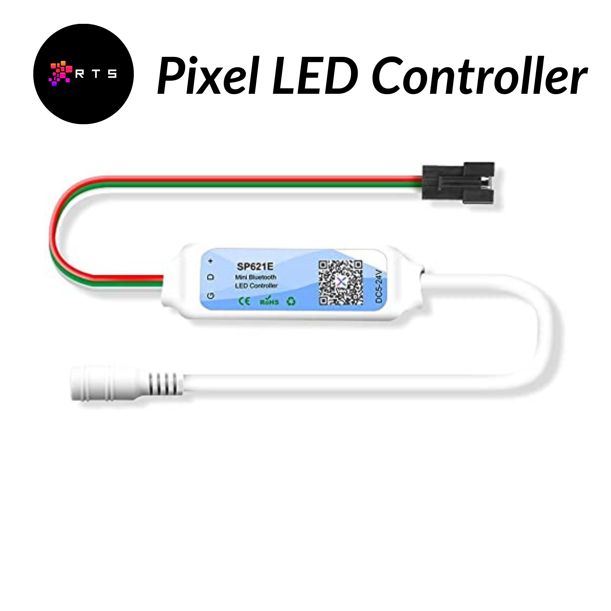 Pixel LED Strip Controller USB 3 4 Key WS2812 LED Strip SP621E Music ...