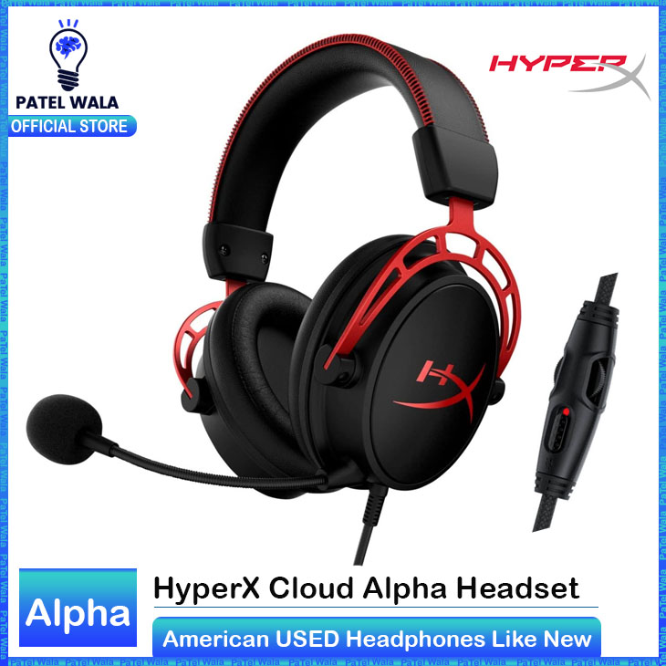 HyperX Cloud Alpha - Gaming Headset, Dual Chamber Drivers, Legendary ...