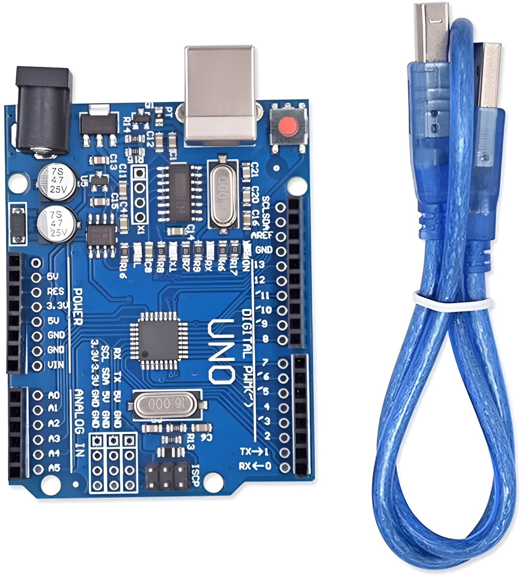 Arduino UNO SMD with USB cable | Daraz.pk