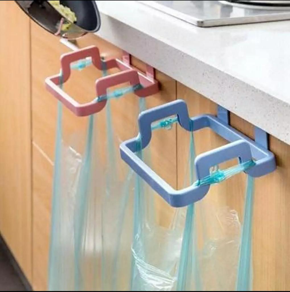 (Pack of 2) Plastic Trash Bag holder for Kitchen, Office, Dorm Room ...