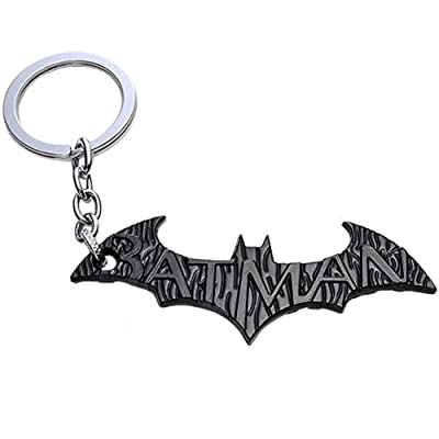 Batman Logo Metal Keychain / Bat logo Car Key chain - Silver | Daraz.pk