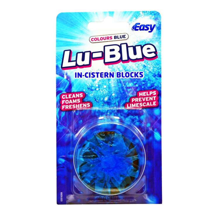 Lu Blue Toilet Cleaner Freshener Tablet In-Cistern Toilet Blocks ...