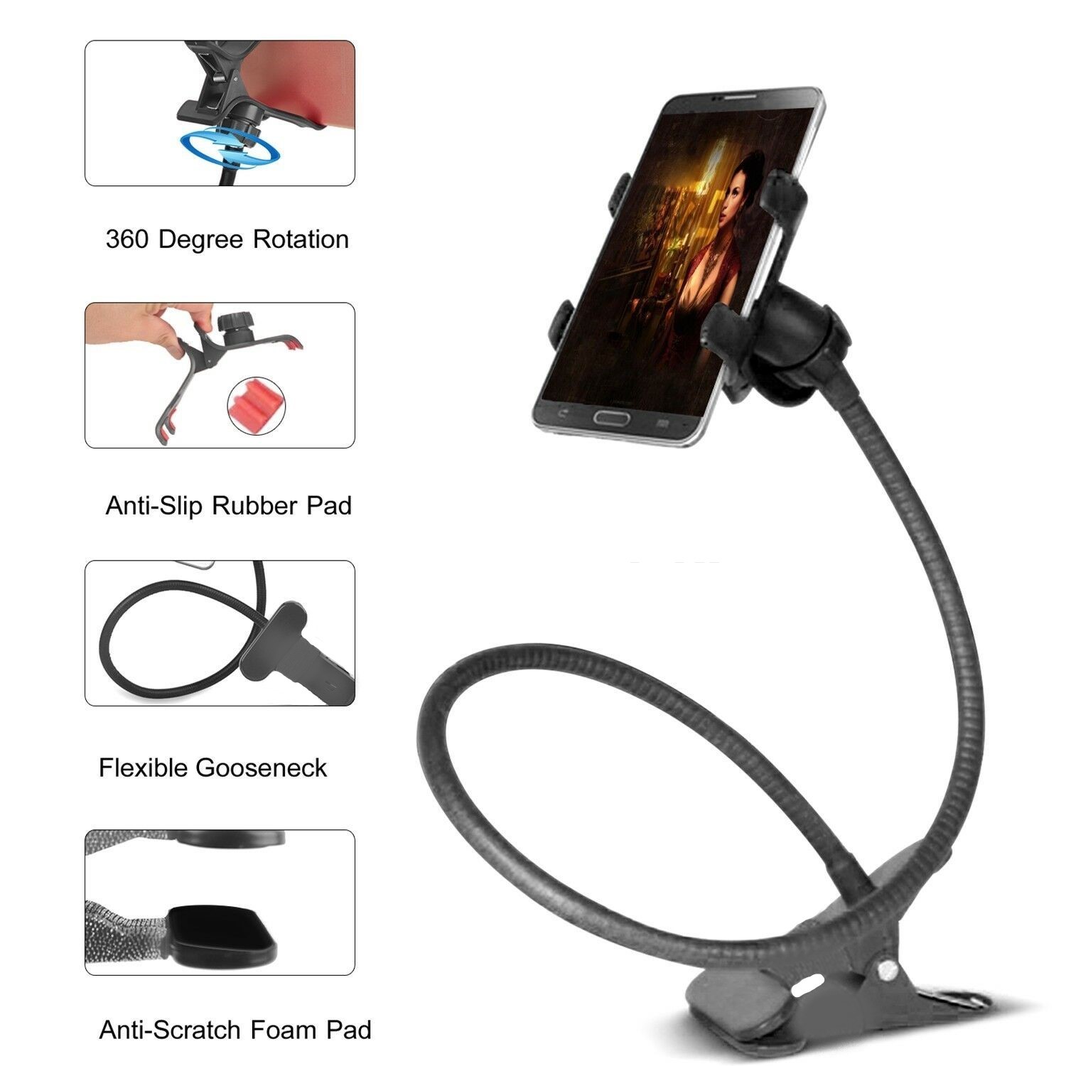 Mobile Phone Holder Stand For Bed, Desk, Table | Daraz.pk