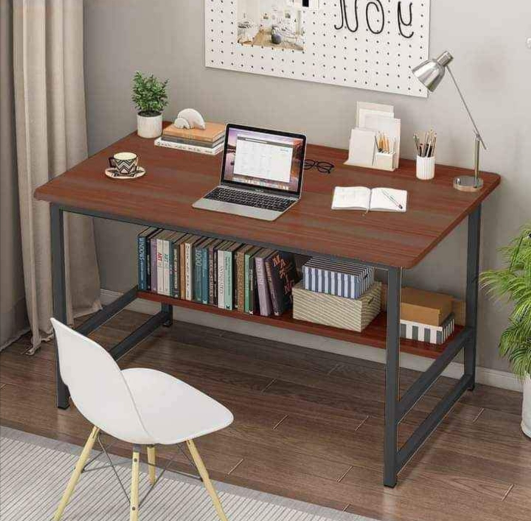Modern Computer Desk, 48 x 24 inch Large Office Desk Computer Table ...