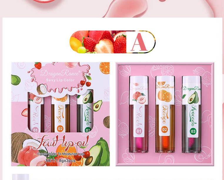 Dragon Ranee 3Pcs/Set Natural Fruit Moisturizing Long Lasting ...