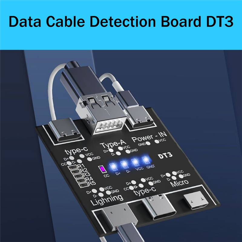 Usb Data Line Detection Board Short Circuit Switch Detection Board Dt3 Usb Cable Tester For Ios
