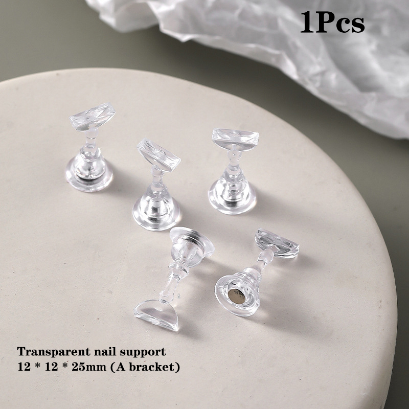 1Pcs Nail Display Acrylic Nail Display Stand Tips Holder Magnetic Nail ...