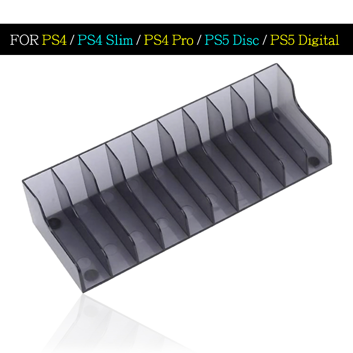 PS5 PS4 Game Card Disc Box Universal Stand 10 Piece Game CD Disks Case ...