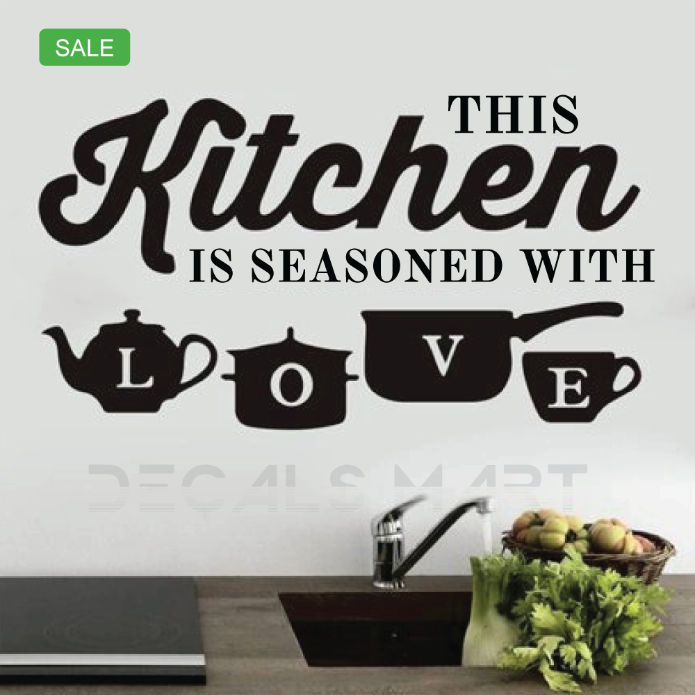 Wall Sticker Color Black Size (12x14 inch) | Daraz.pk