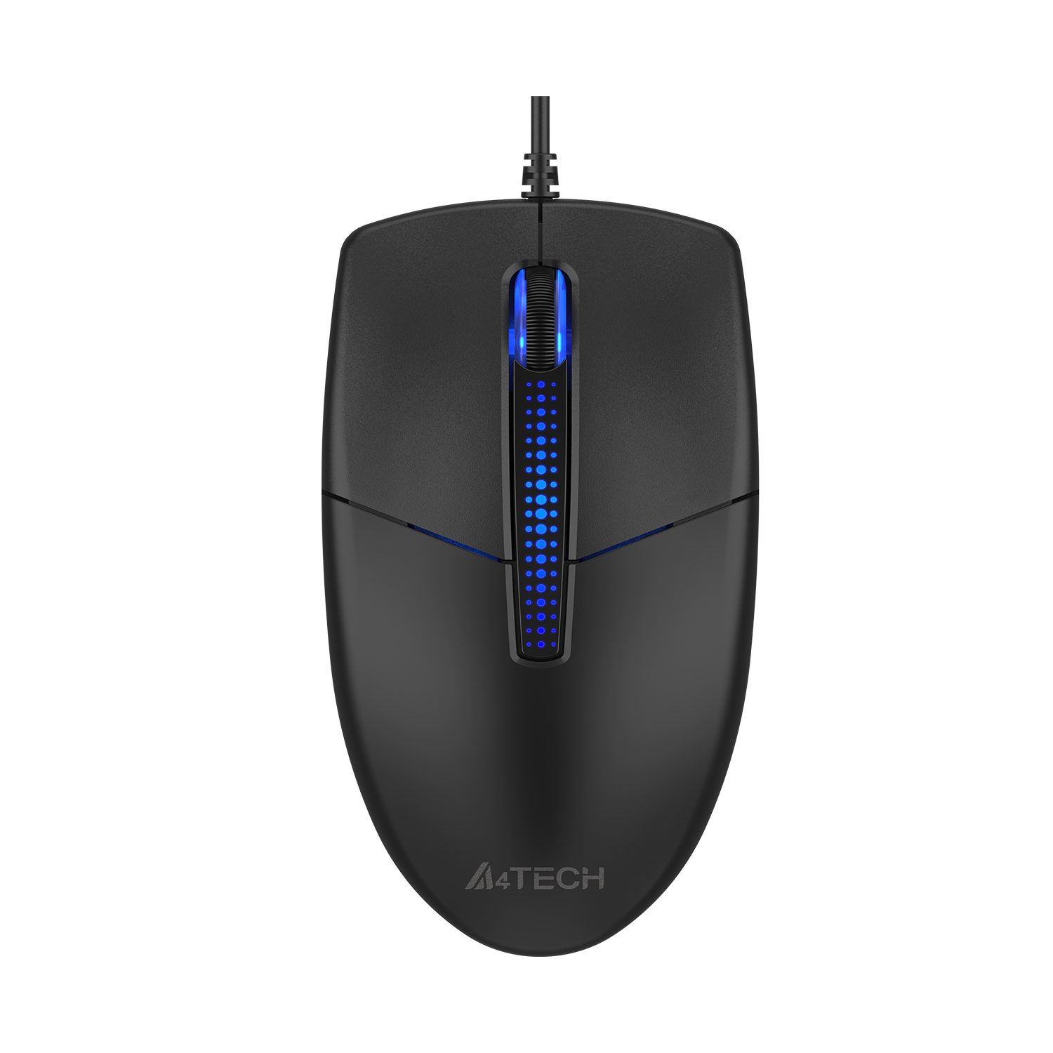 A4tech N-530S Illuminate Wired Mouse - 1200 DPI - Blue Backlit - 125Hz ...