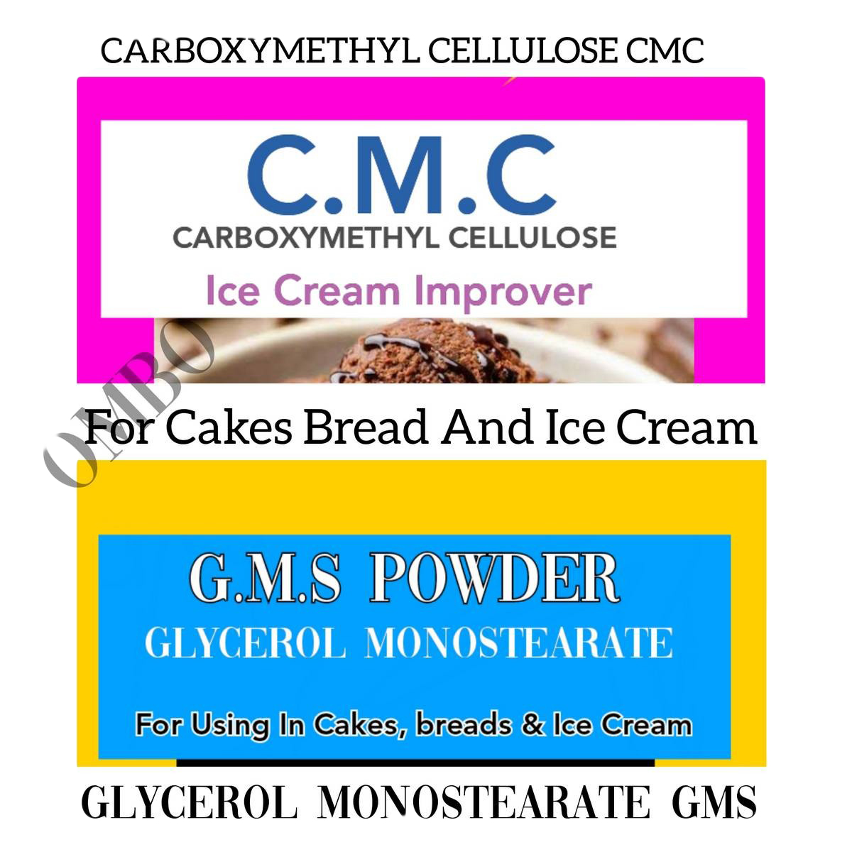 GMS & CMC Powder Combo For Baking & Ice Cream (100g Each) | Daraz.pk