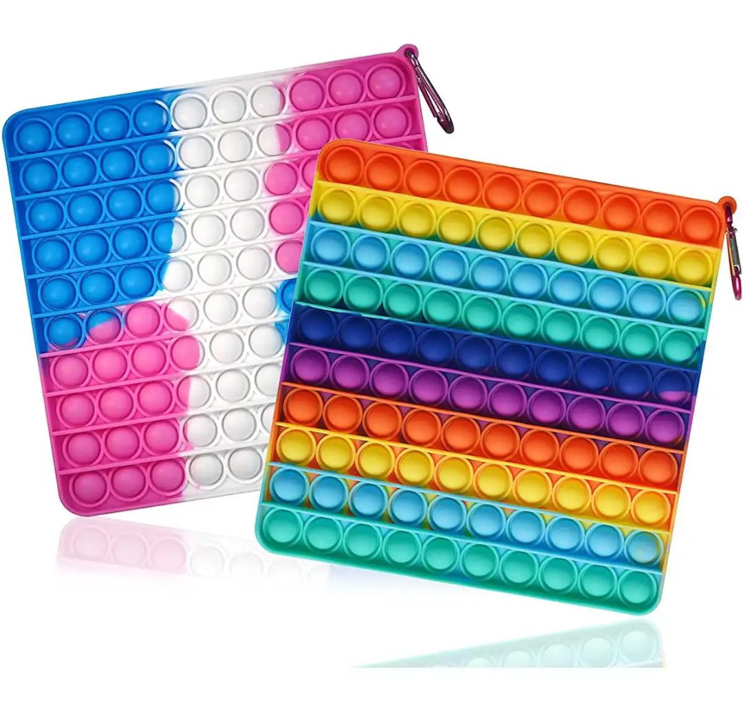 Big Size Push Pop it Silicon Material Stress Relief Popit For Kids ...