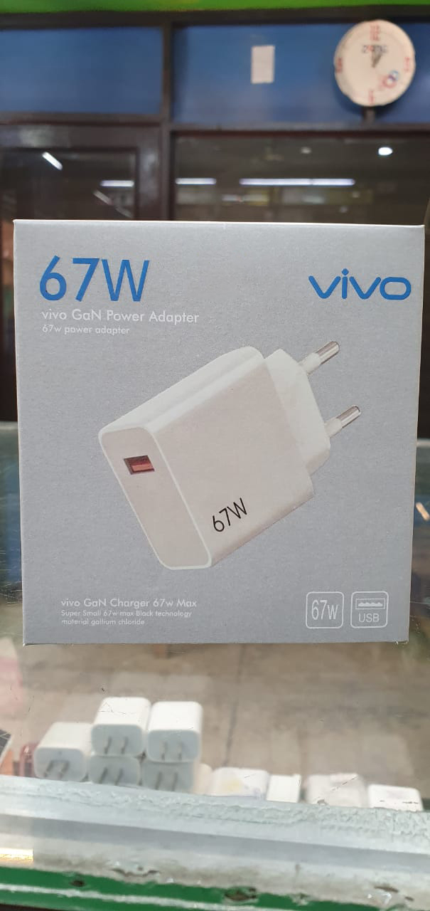 VIVO Fast charging adapter 67w best for all vivo phone | Daraz.pk