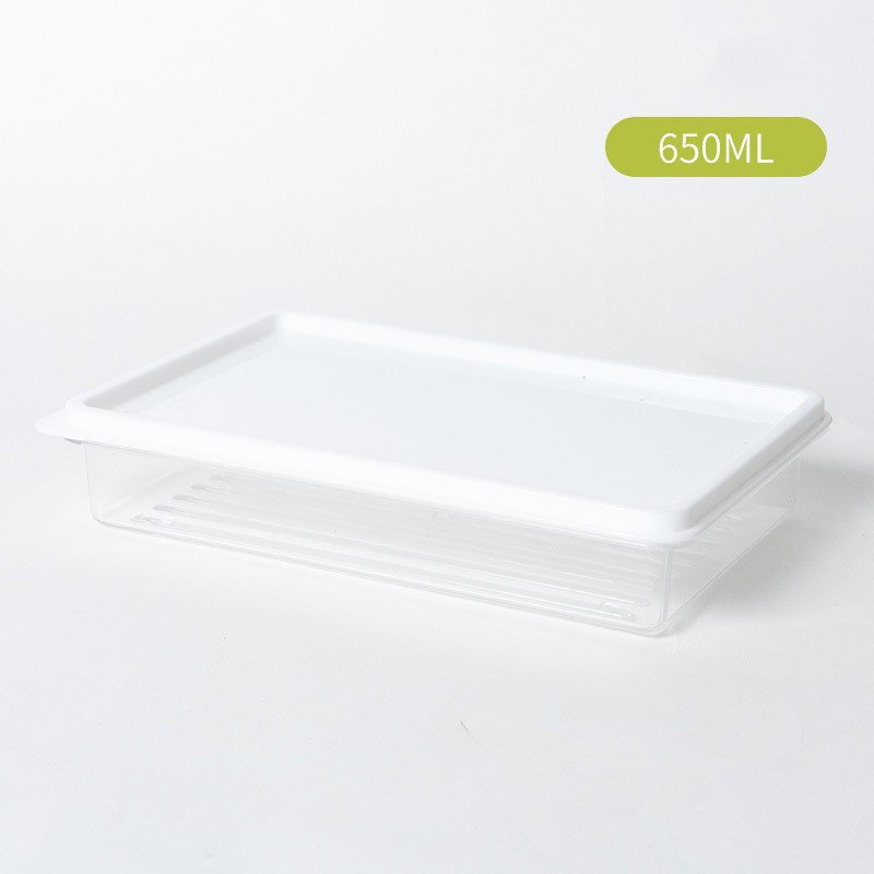 Transparent Food Container PE Food Storage Box with Lid Japanese-style ...