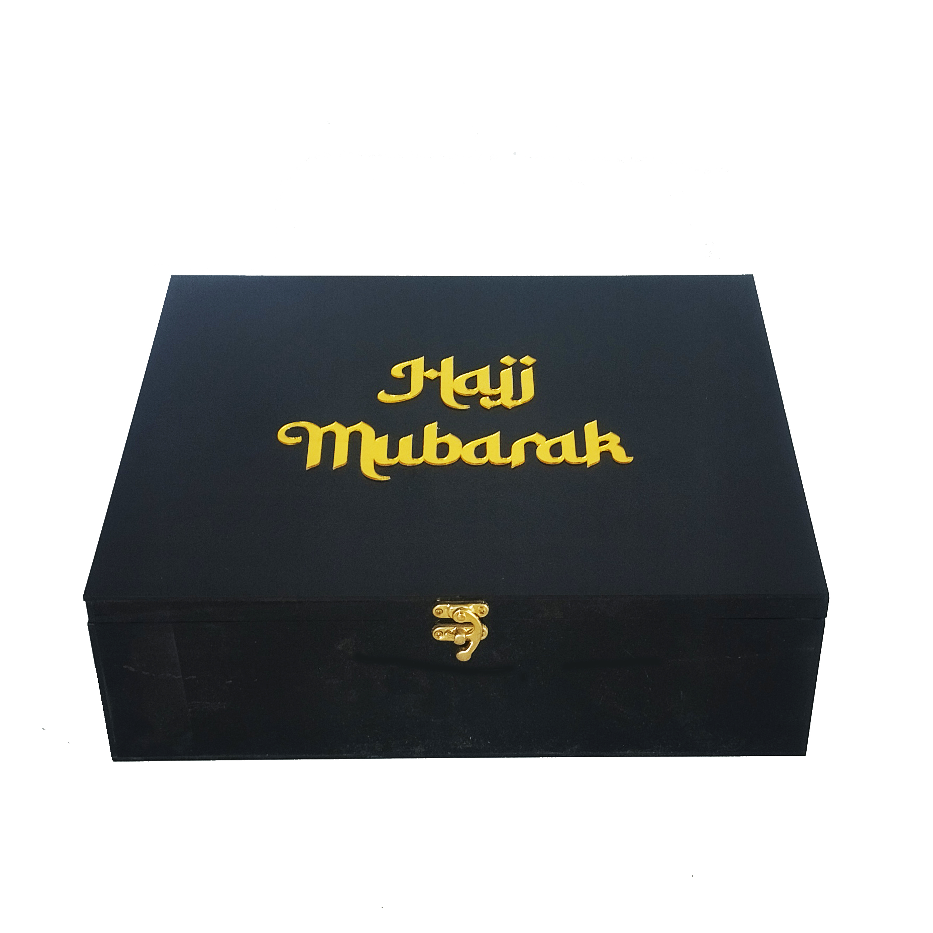 Hajj Gift Box with Golden Lettering with Premium Quality Acrylic ...
