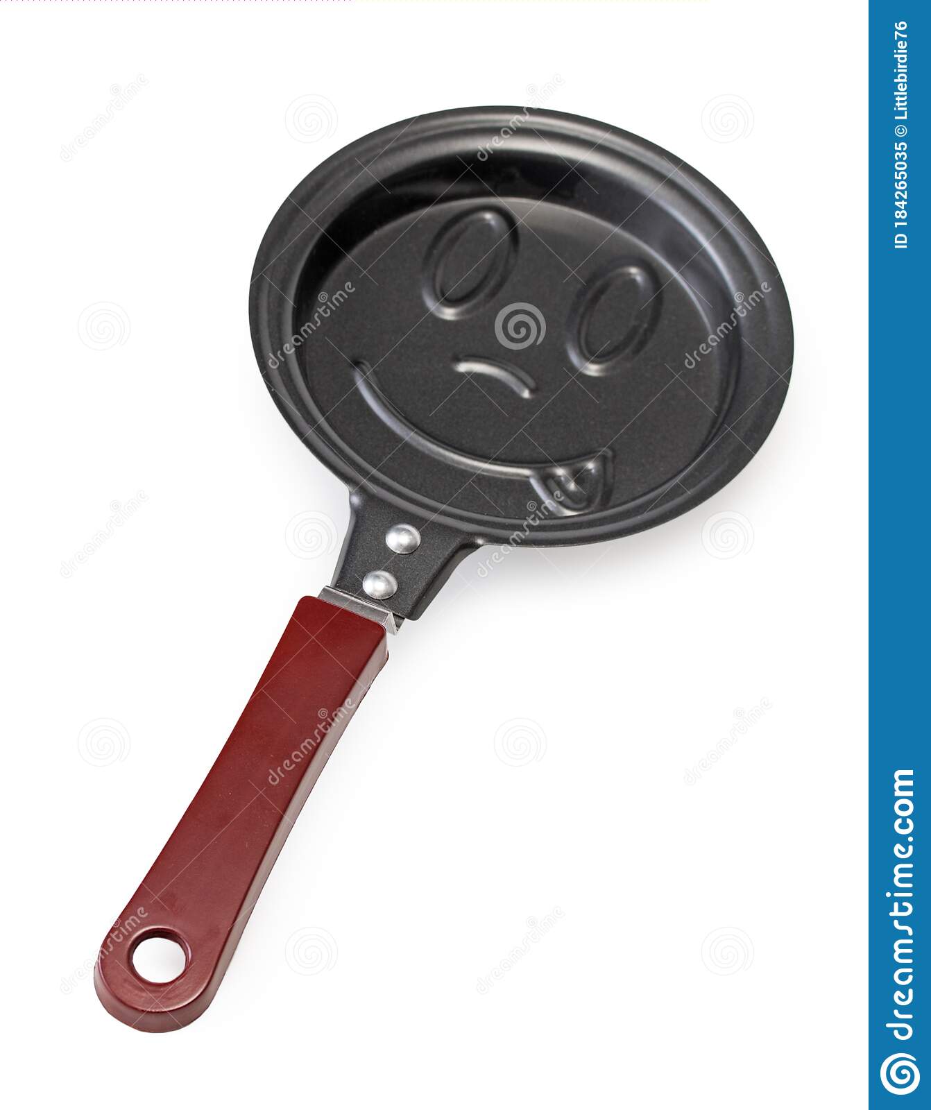 Non Stick Frying Pan Smiley Shaped One Egg Frying Pan | Daraz.pk
