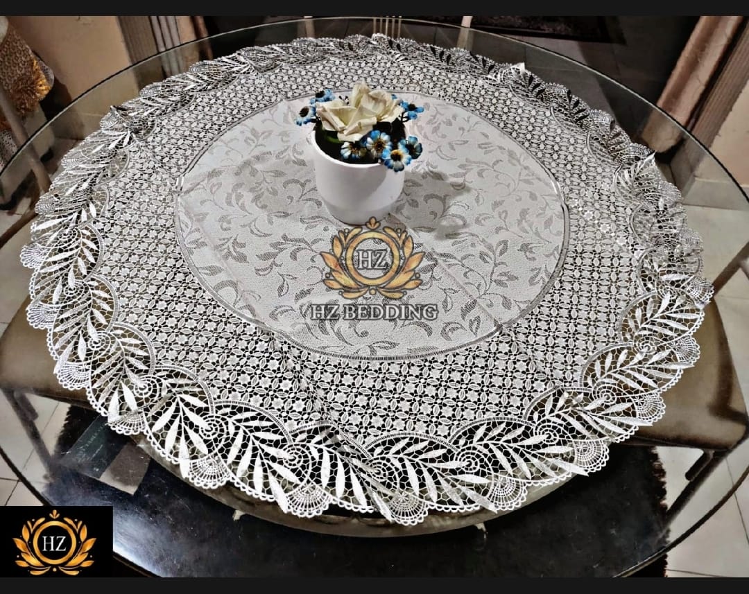 Multi color net center table cover (28x28) (33x33) (36x36 )inches ...