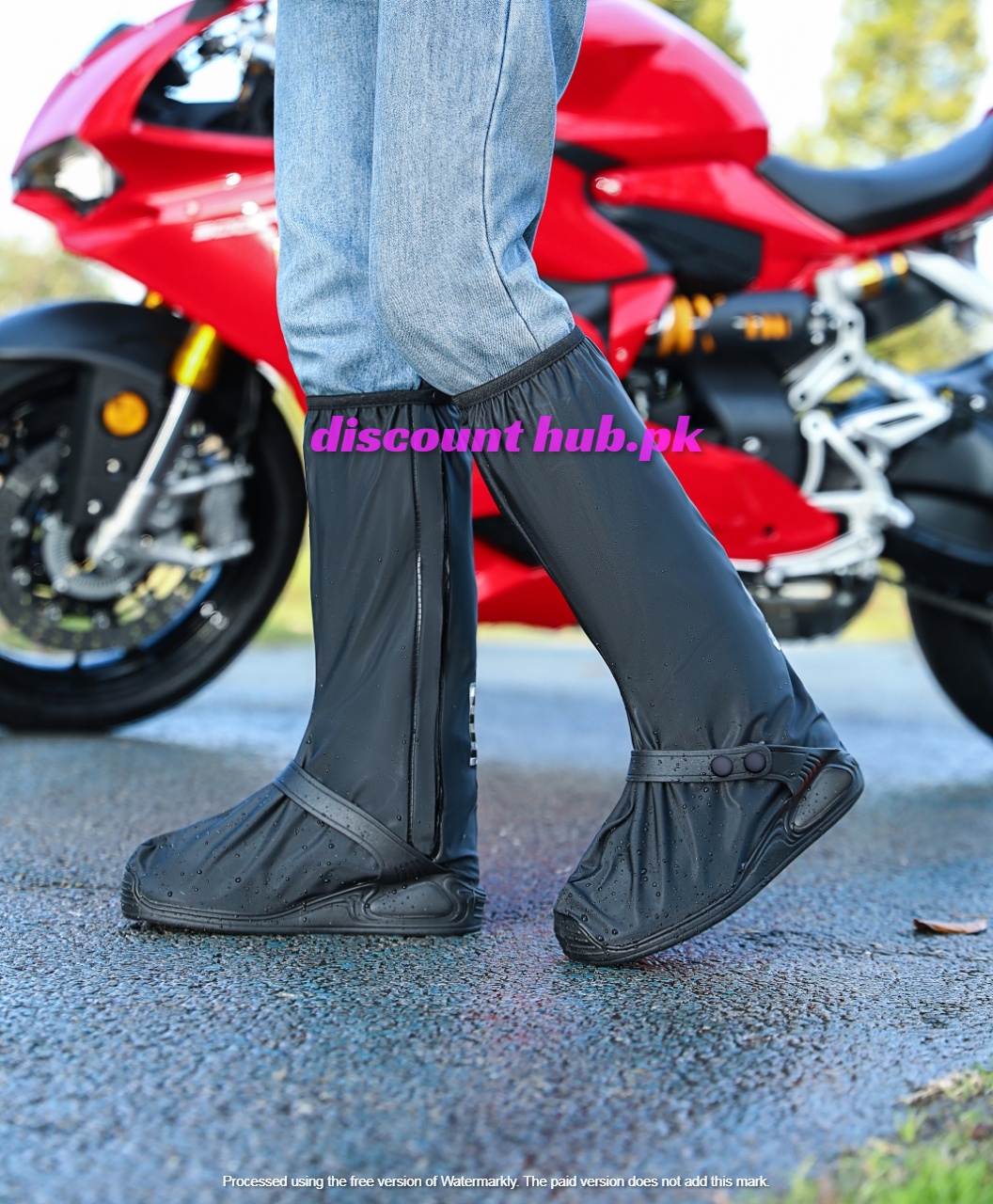 100% water proof Rain shoe covers (Lowest Price), Shoe protector, Long ...