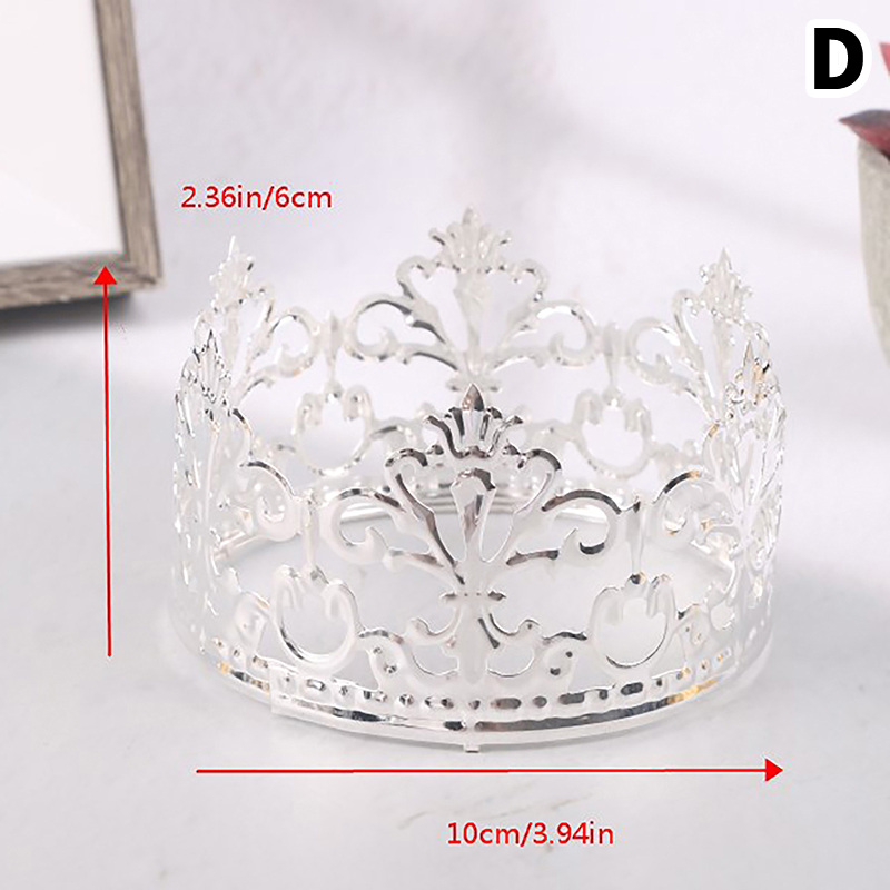 Crown Cake Decoration Princess Topper Pearl Tiara Children Hair ...