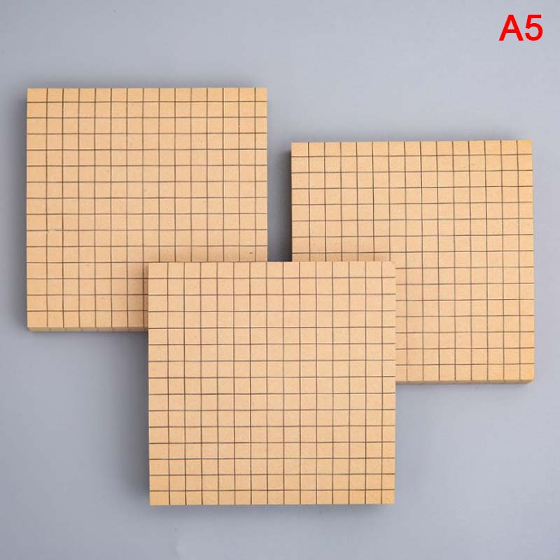 Blank Grid Memo Pads Sticker School Supplies Post Sticky Notes Office ...