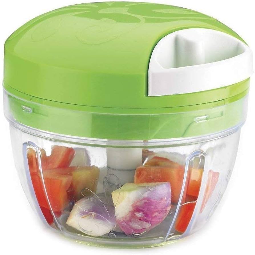 YYS Hand Small Chopper Easy Spin Cutter Mini Speedy Chopper Hand Pulled ...