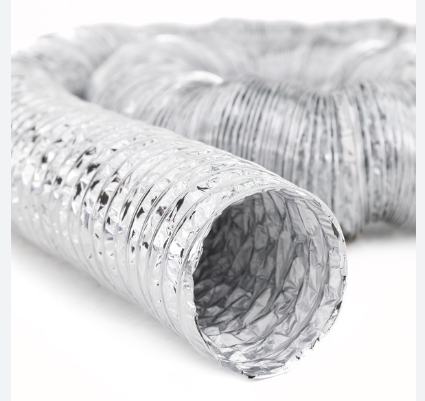 FLEXIBLE ROUND DUCT UNINSULATED 25 FT PER BOX 8" 4500/- PER BOX MADE IN ...