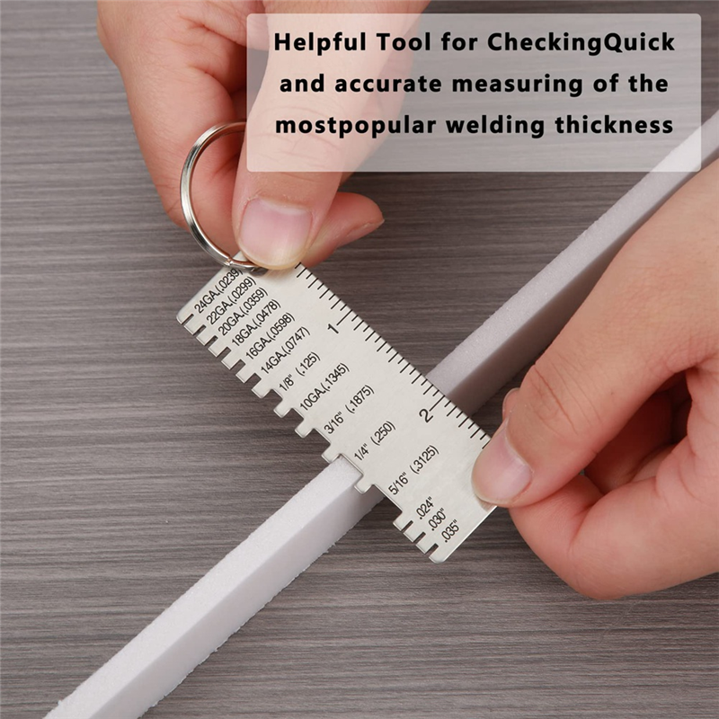 4Pcs Double Sided Wire Metal Measurement Tool Portable Metal Gauge ...