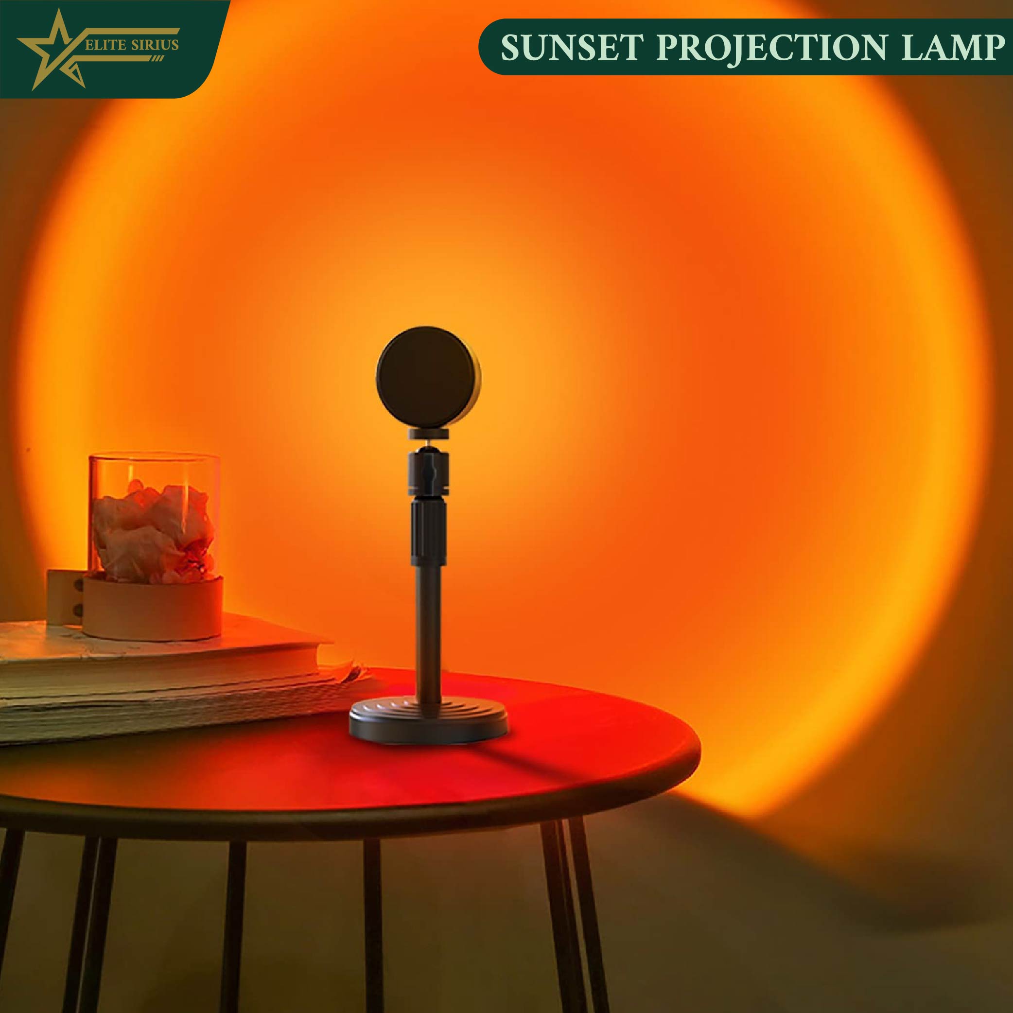 Sunset Projector Lamp, 16 Color RGB Sunset Lamp, Sunset Table Lamp ...